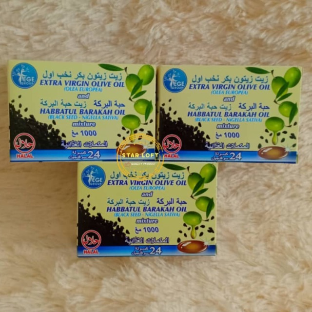 EGE EXTRA VIRGIN OLIVE OIL & HABBATUL BARAKAH OIL(BLACK SEED OIL ...
