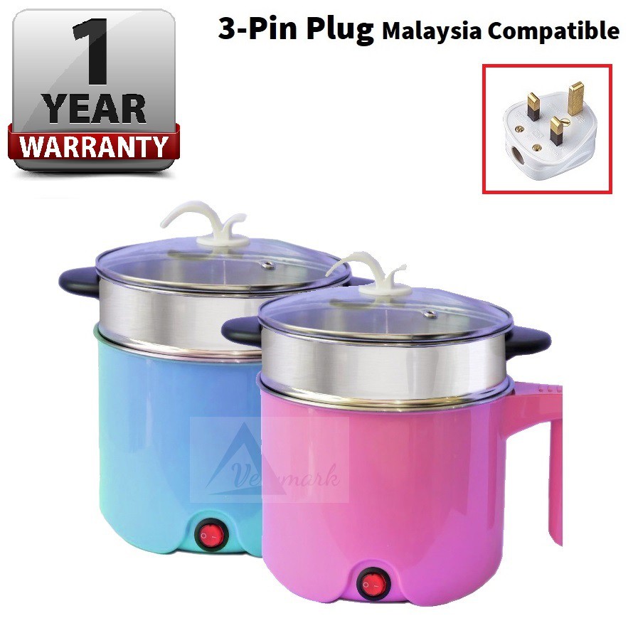 Stainless Steel Multi Purpose Noodles Bowl Cooker Pot 1.5L Personal ...