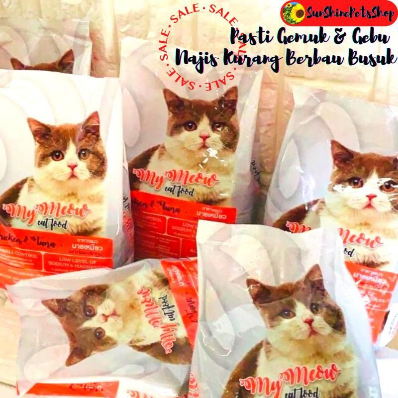 Makanan Kucing 900g My Meow Chicken & Tuna | Shopee Malaysia
