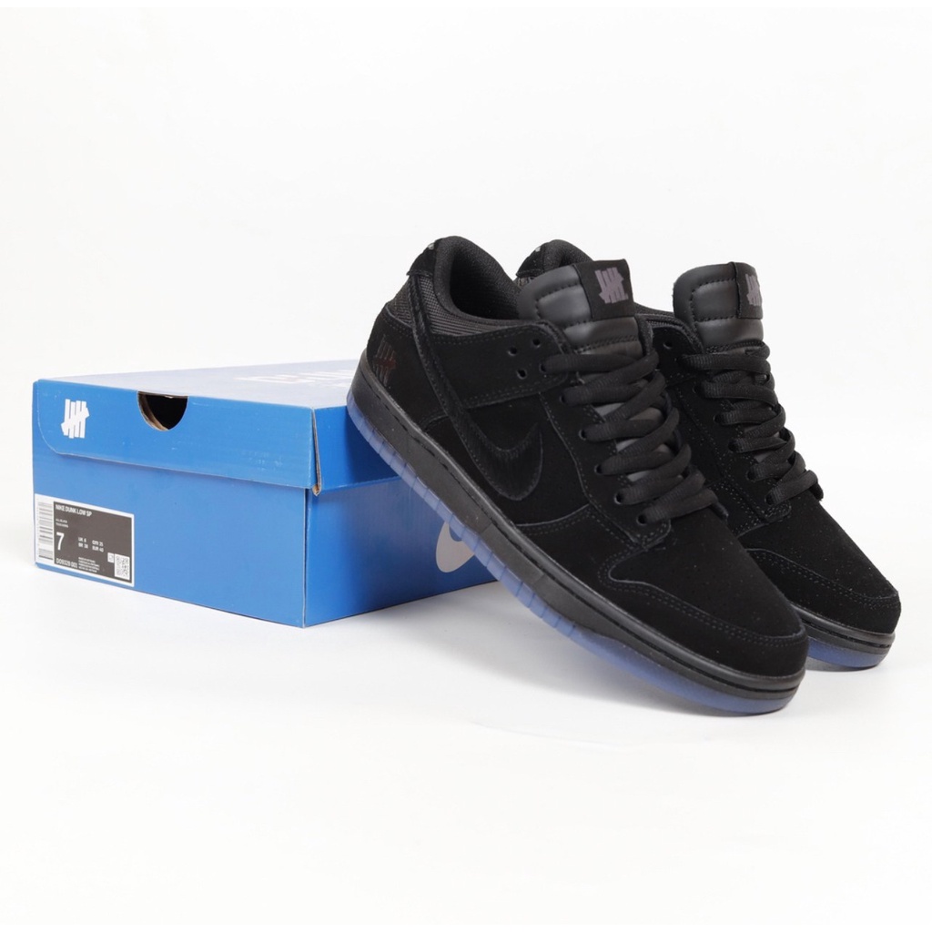 Nike SB dunk low sp undefeated Full Black Original Full Tag | Shopee ...