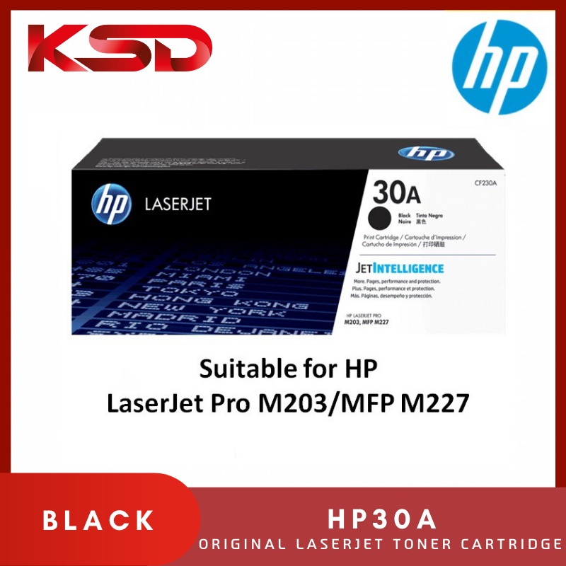 HP 30A Black Original LaserJet Toner Cartridge | Shopee Malaysia