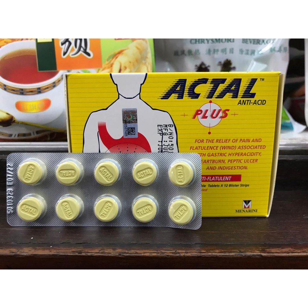 Actal Anti Acid Plus (1 box) | Shopee Malaysia