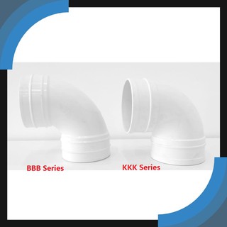 1 Units 4" | 3" KKK Series uPVC Bend 90° Pipe Fitting PVC Connector ...