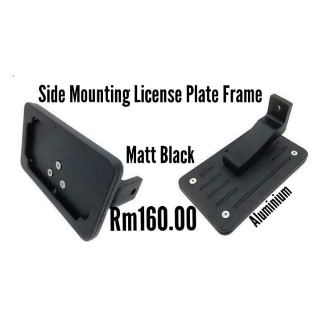 License Plate Frame (Side Mounting) | Shopee Malaysia