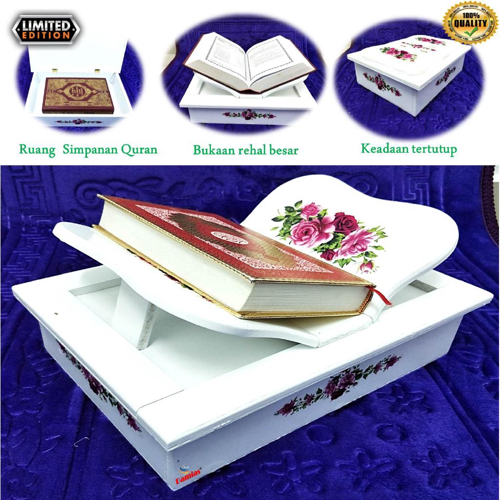 Rehal kayu Quran Holder Book Stand Rihal Wooden [ Vantage ] | Shopee ...