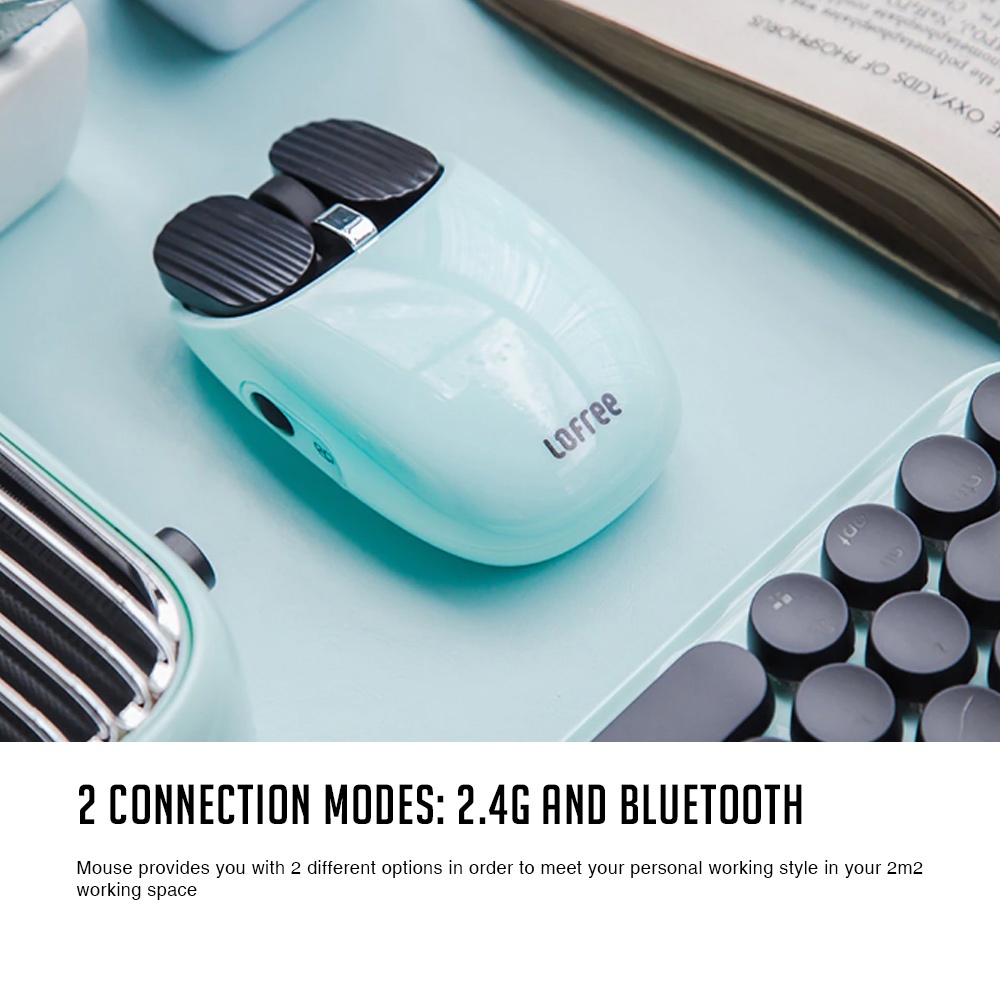 LOFREE Maus Chips Bluetooth Wireless Rechargeable Mouse | Shopee Malaysia