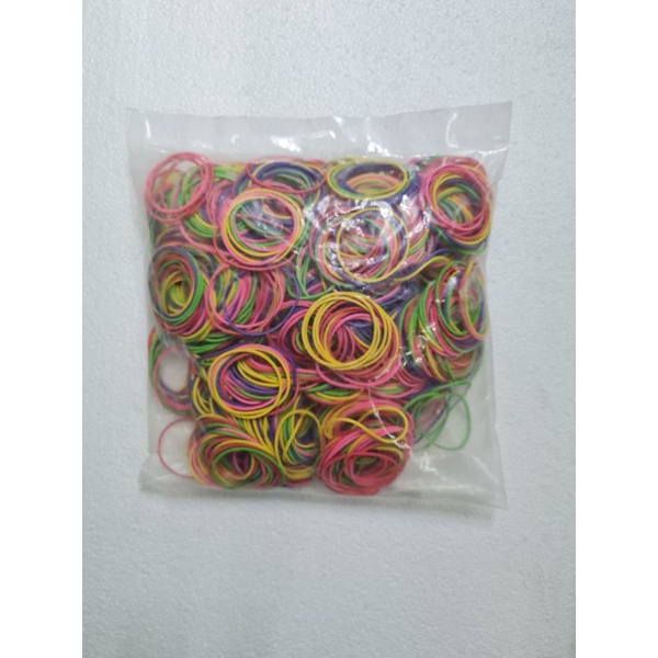 Rubber Band Getah gelang Elastik 1.5" 500gm+- warna warni Mixed Colour ...