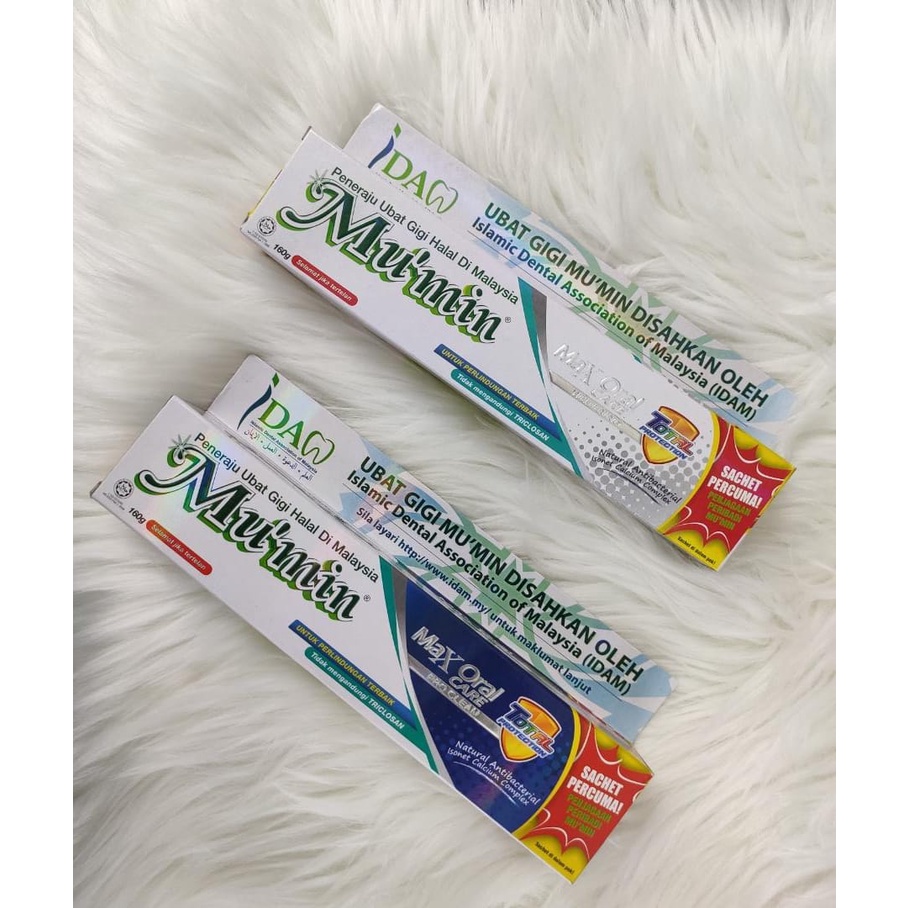 Ubat Gigi Mukmin - Max Oral Care Pro Clean/Whitening 160g | Shopee Malaysia