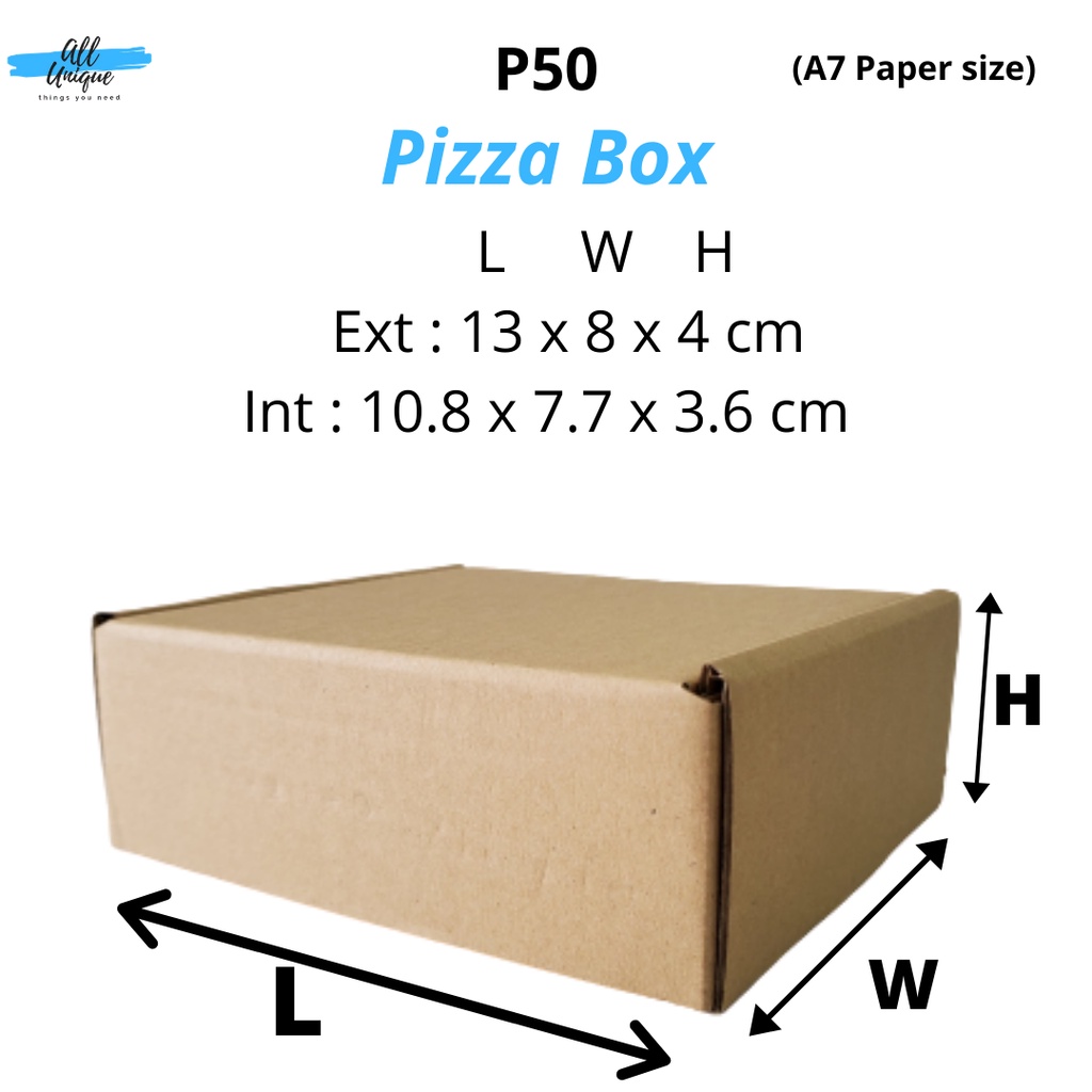 Pizza box-P50-Carton box | Shopee Malaysia