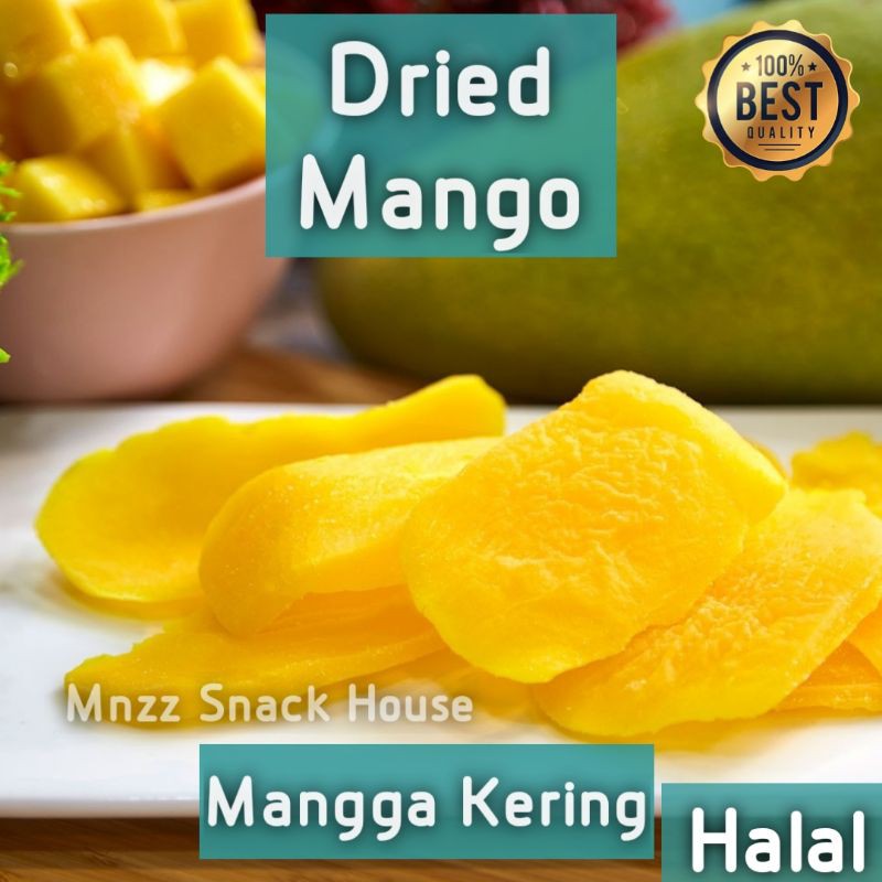 In stock!! halal!! mangga kering / dehydrated mango slice | BeeCost