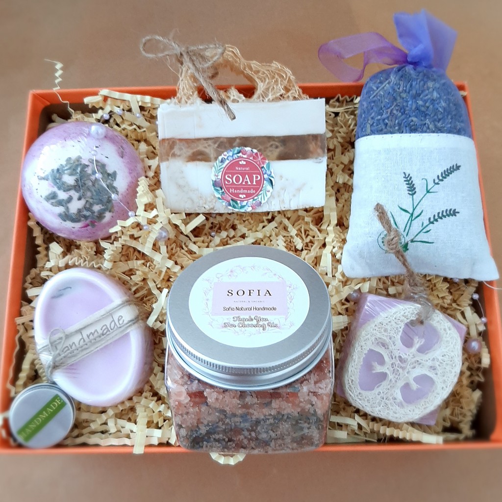 Gift Set Box Sachet /Handmade Soap Body&Bath /Sabun Hadiah Set Murah ...