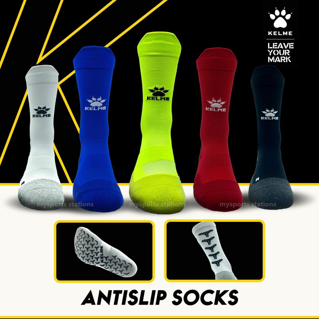 KELME FUTSAL ANTI SLIP SOCKS (8101WZ5002) | KELME STOKIN FUTSAL - 100% ...