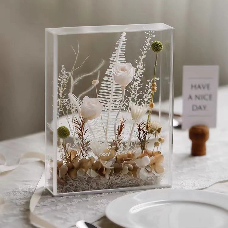 The Craft Decor Acrylic Sliding Gift Box | Frame | Storage Box | Kotak ...