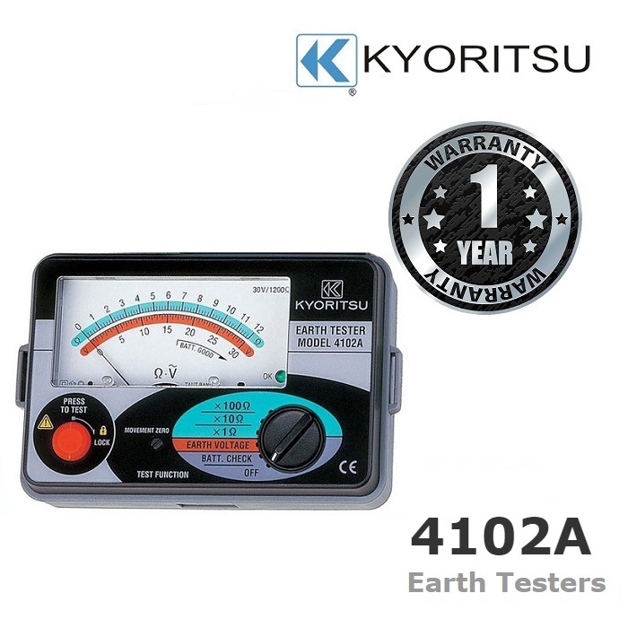 Kyoritsu 4102A Analogue Earth Tester | Shopee Malaysia