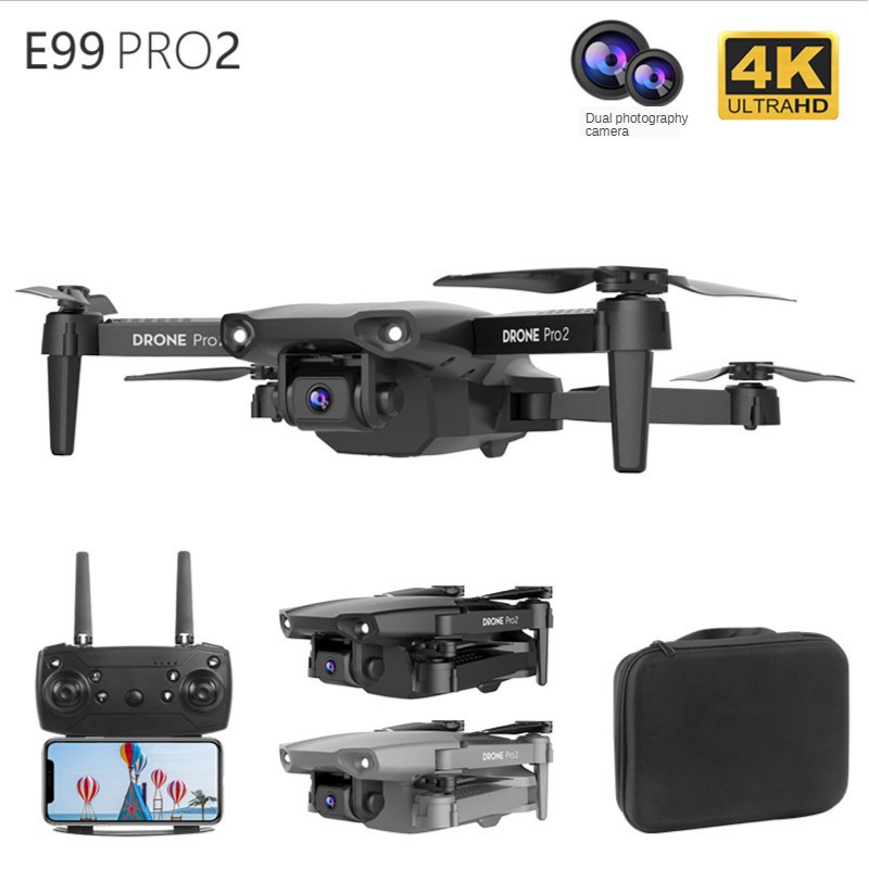 Aerial plane Drones with Camera E99 Pro unmanned aerial vehicle double ...