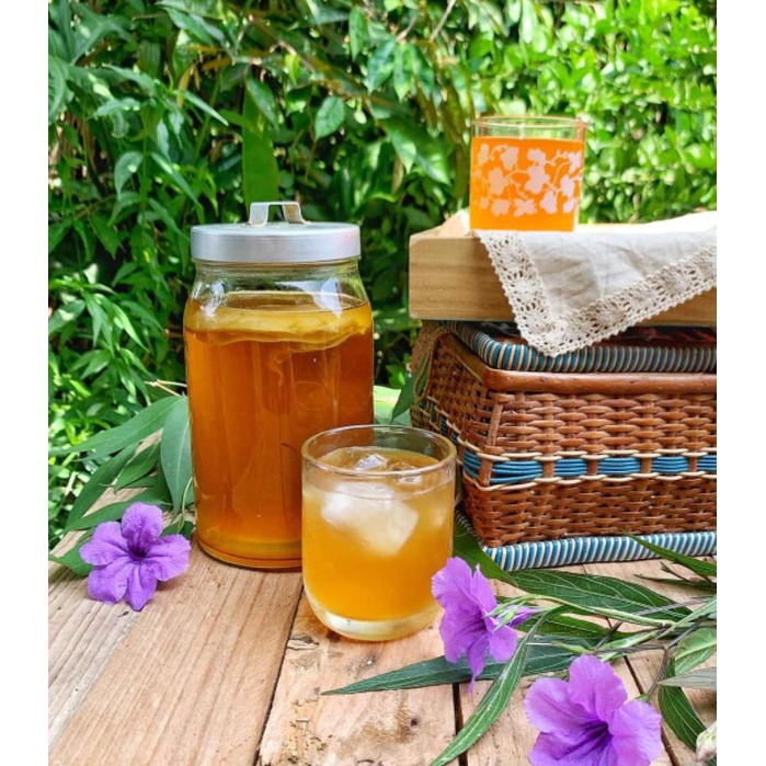 JUS CENDAWAN MEKAH ORIGINAL / KOMBUCHA TEA (1 BOTOL 500ML) | Shopee ...