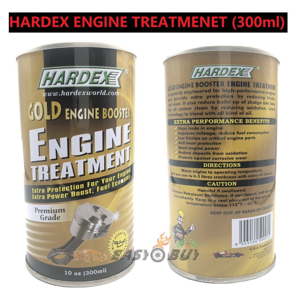 HARDEX GOLD ENGINE BOOSTER ENGINE TREATMENT (300ML) | Shopee Malaysia