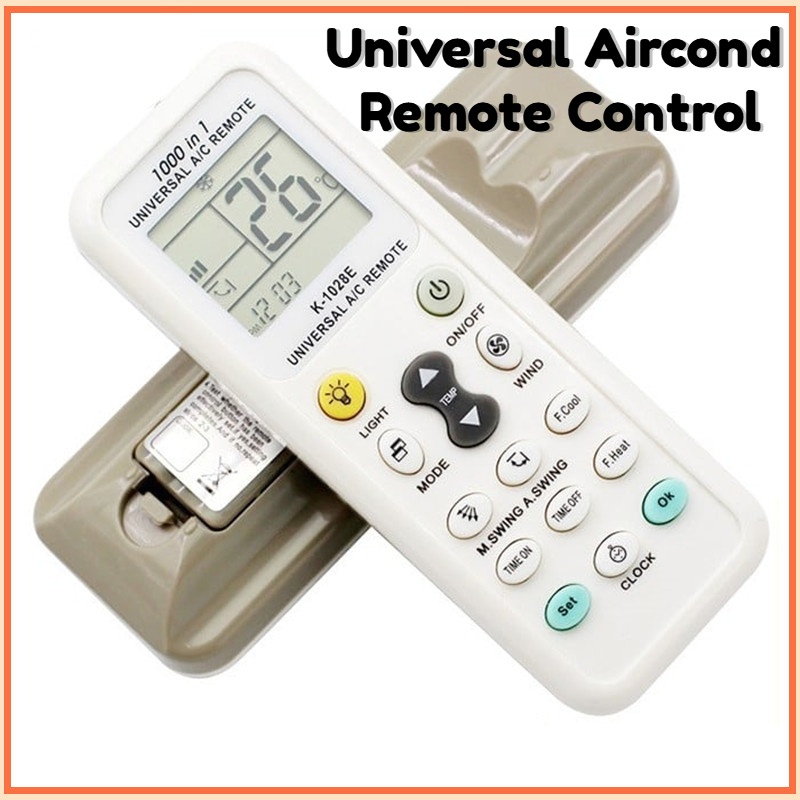 Universal Aircond Remote Control All Brand Model Supported 1000 In 1 ...