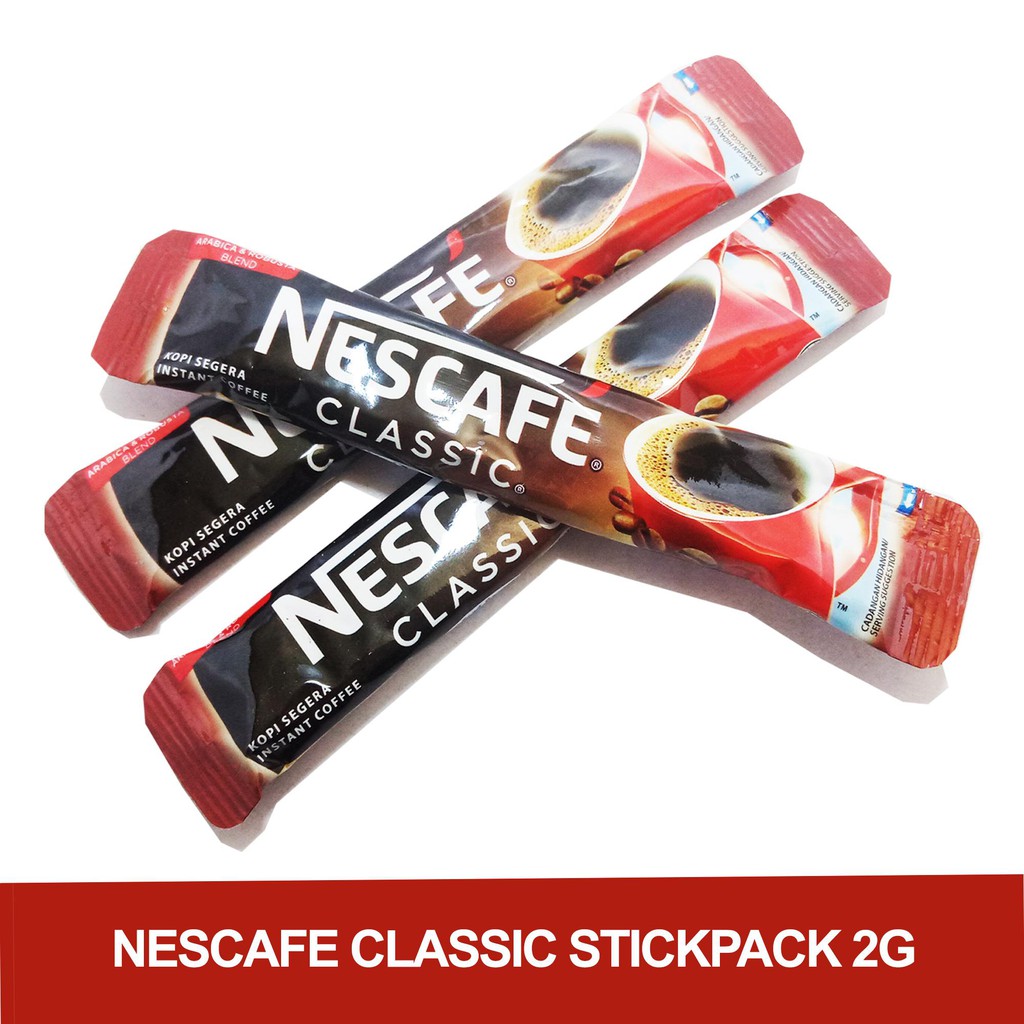 Nescafe Classic Stick Pack - 2g x 480 sticks | Shopee Malaysia