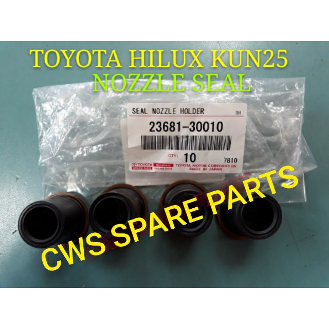 ORIGINAL NOZZLE SEAL/PLUG SEAL TOYOTA HILUX VIGO KUN25 (23681-30010 ...