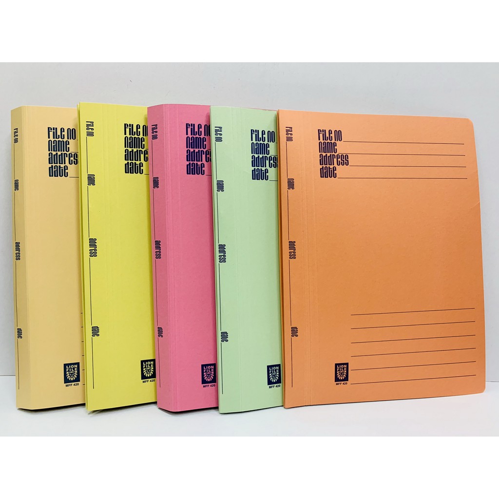 LION 420 MANILA SPRING FILE U.K SPRING ASSORTED COLOUR | Shopee Malaysia