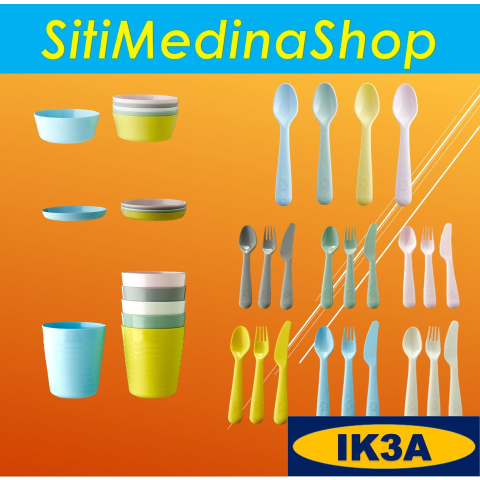 KALAS Children Dining set / Set Pinggan Mangkuk Kanak-kanak/Mangkuk ...