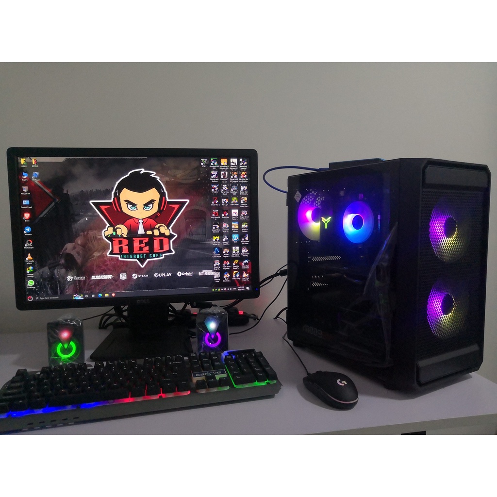 PC Gaming Full Set SIAP FREE FULL GAMES / Desktop Budget Full Set /PC ...