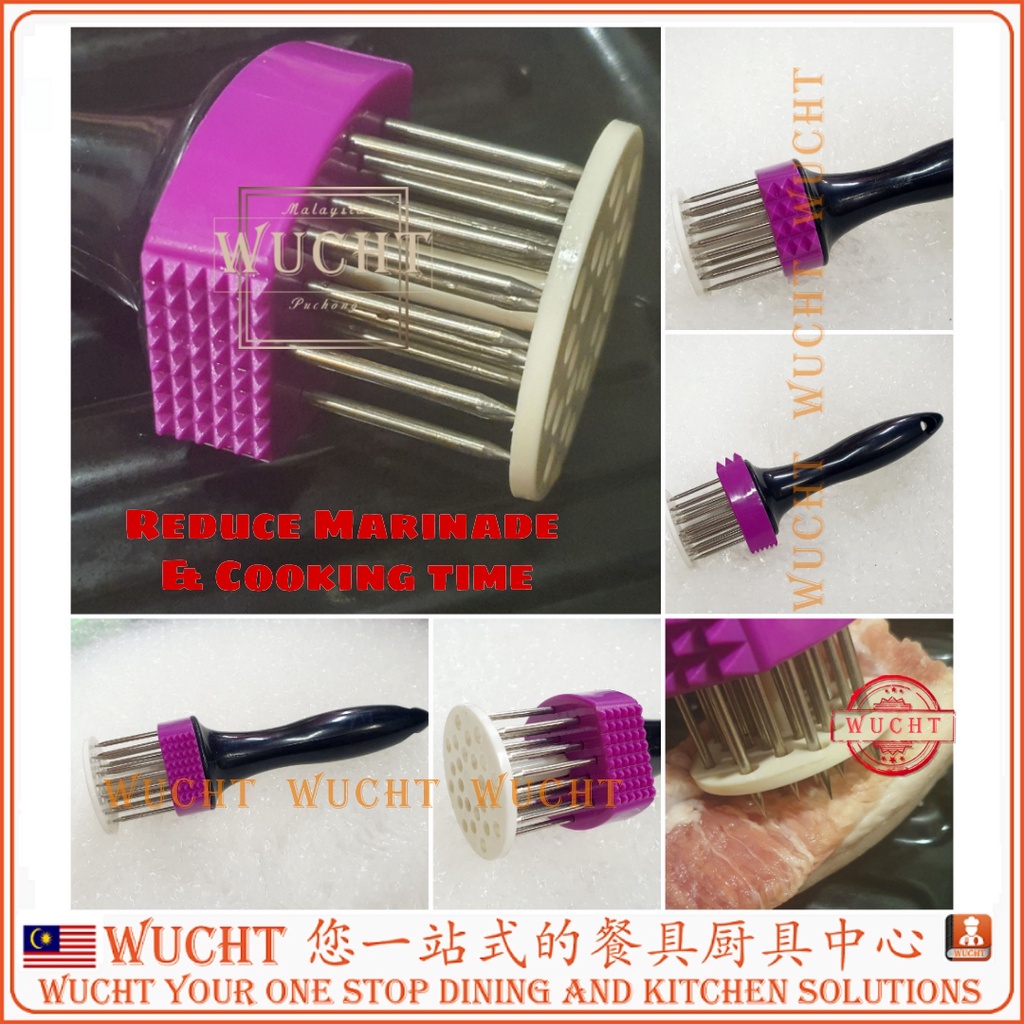 【WUCHT】Meat Tenderizer Tool Ultra Sharp Needle Blade Tenderizing ...