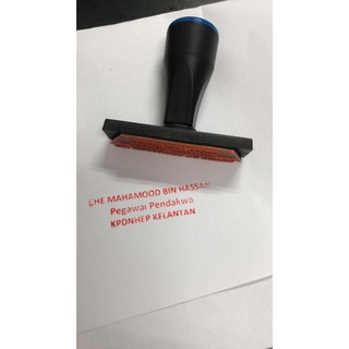 Rubber Stamp Normal / Cop Getah Biasa (BULAT / PETAK) | Shopee Malaysia