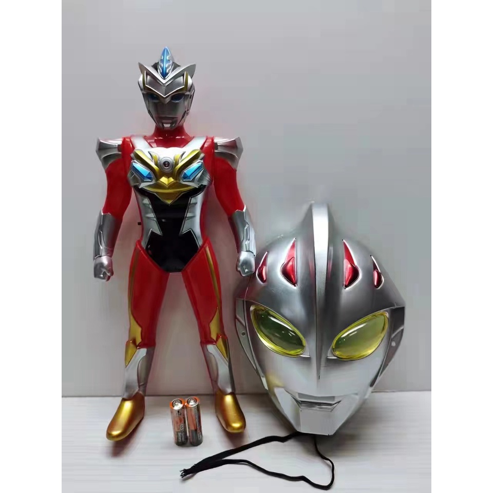 [Ready Stock] Ultraman with AA Battery x2, Free Ultraman Mask | Shopee ...