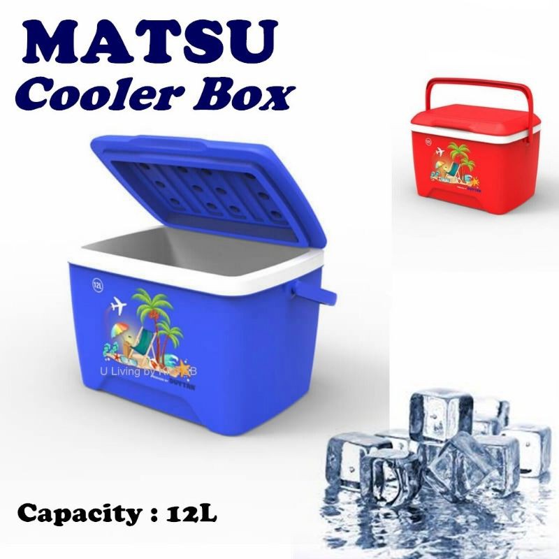 [ READY STOCK !!! ] MATSU RECTANGLE COOLER BOX 12 LITER | Shopee Malaysia