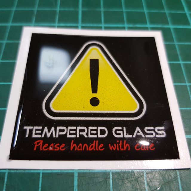 Emblem Sticker (Tempered Glass) | Shopee Malaysia