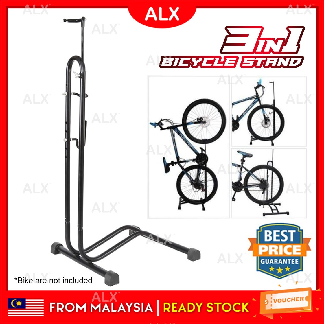 Alx 3 in 1 bicycle display stand bike service stand parking stand ...