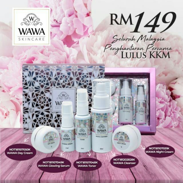 [WAWA SKINCARE] WAWA 5 In 1 Skincare Set Original from HQ | Shopee Malaysia
