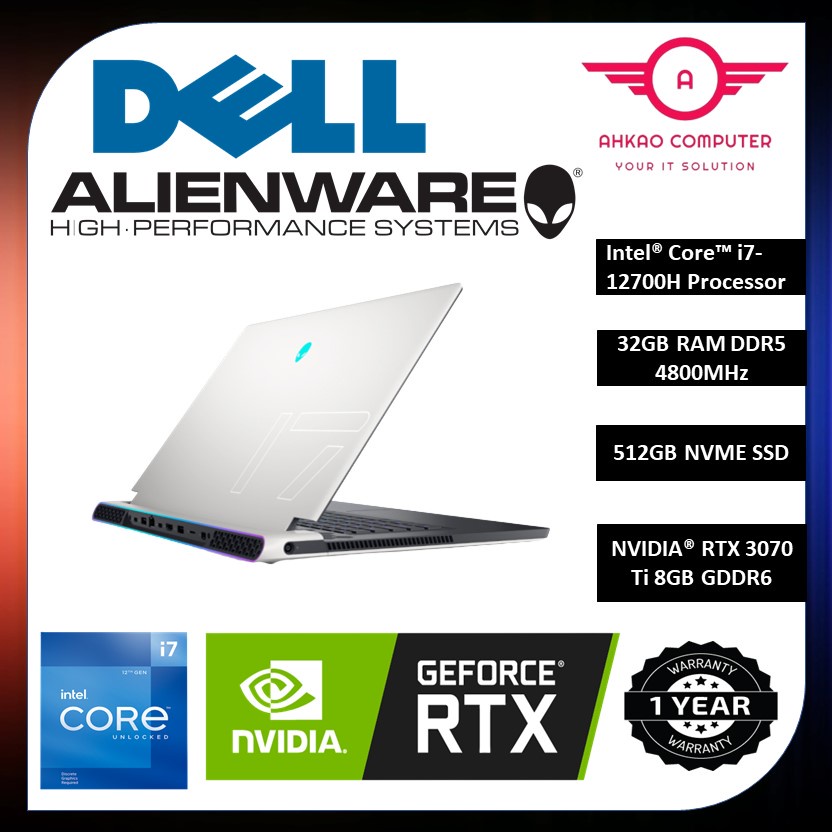Dell Alienware X17 R2 70325-3070Ti 17.3" FHD 165Hz Gaming Laptop ( I7 ...