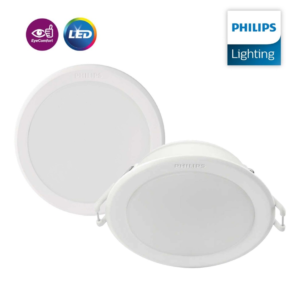 PHILIPS Meson 59466 Round 17W LED Down lights | led Recessed downlight (Daylight / Cool white ...