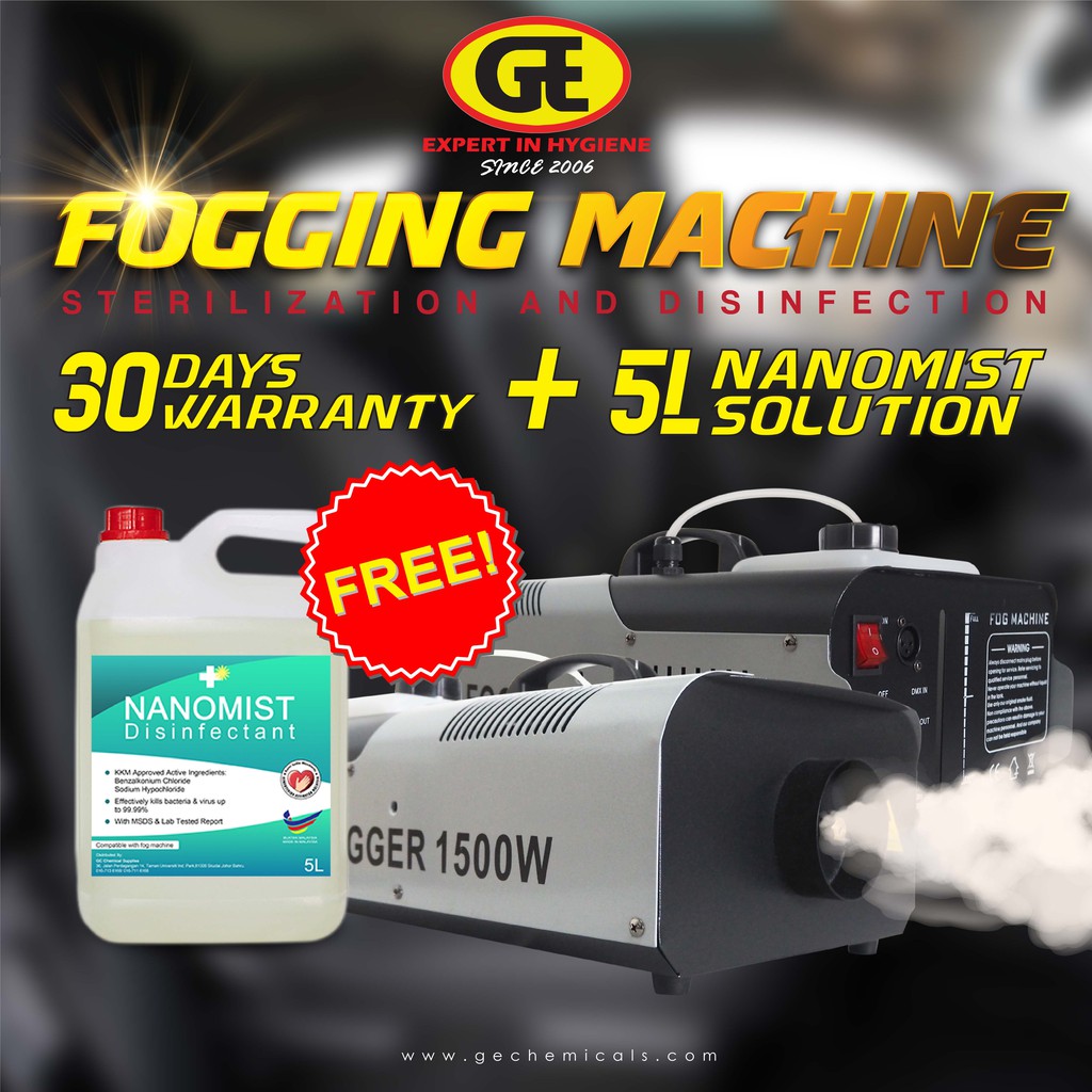 Fogging Machine Fog Machine Nano Mist Machine 1500/900Watt (Buy Machine ...