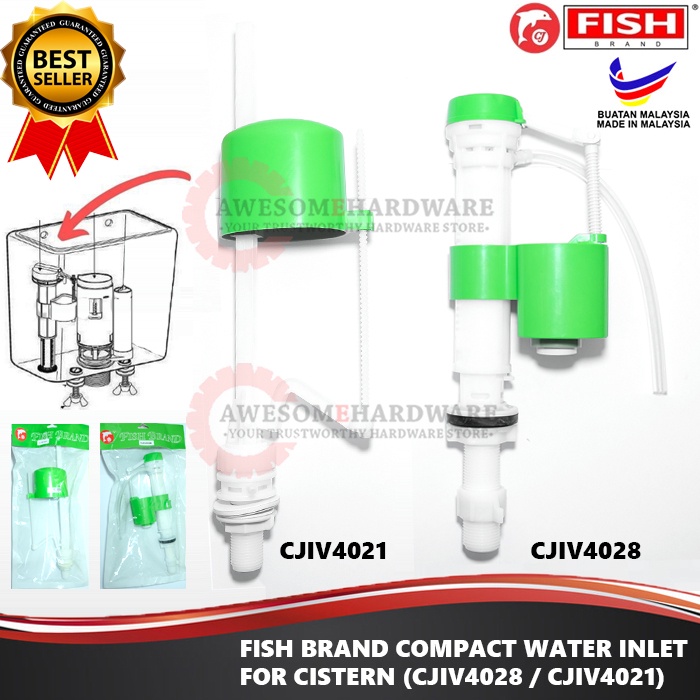FISH BRAND CJ CJIV4021 CJIV4028 COMPACT BOTTOM INLET VALVE FLOAT VALVE ...