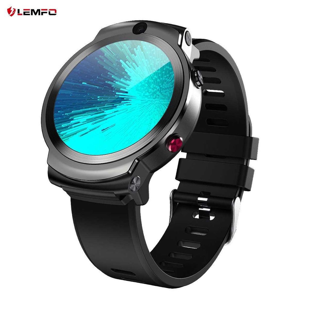 LEMFO LEM13 4G LTE Smart Watch with Nano SIM Card Slot 8MP+2MP Dual ...