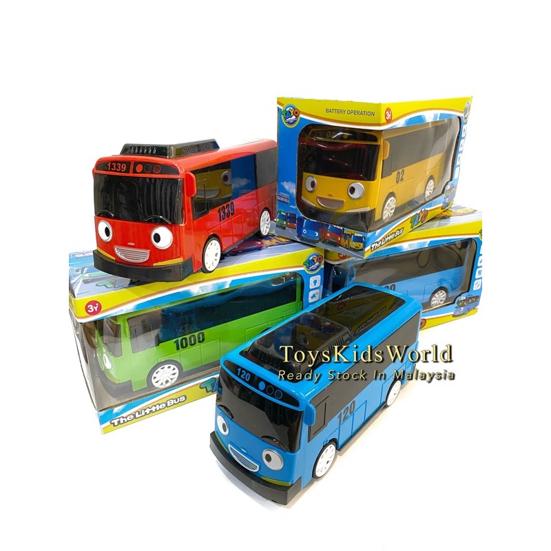 Tayo The Little Bus Characters with Lights & Music Mainan Kereta Mainan ...