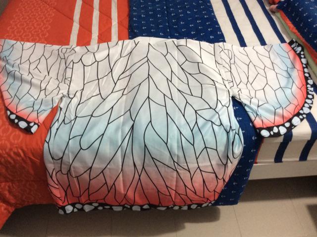 Kimetsu no Yaiba Shinobu Kocho Cosplay Demon Slayer Bug Pillar Cape ...