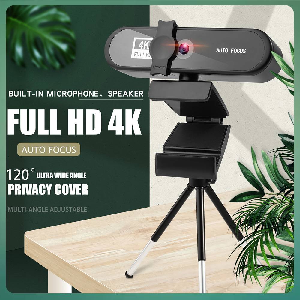 Full HD Web Camera 4K 2K 1080P Webcam USB Camera Autofocus Webcam with ...