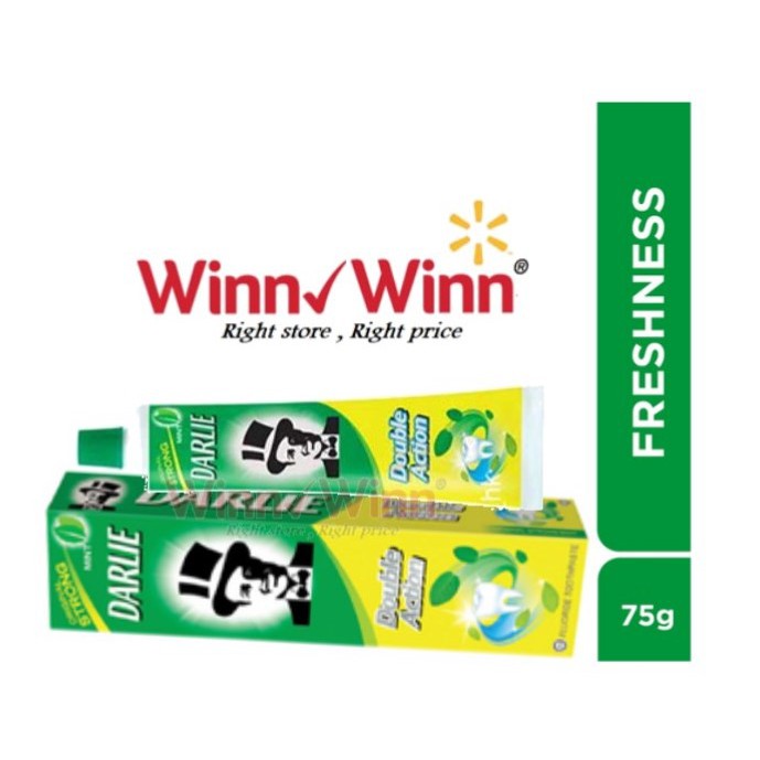 Darlie Double Action Fluoride Toothpaste Original Strong Mint (75g ...