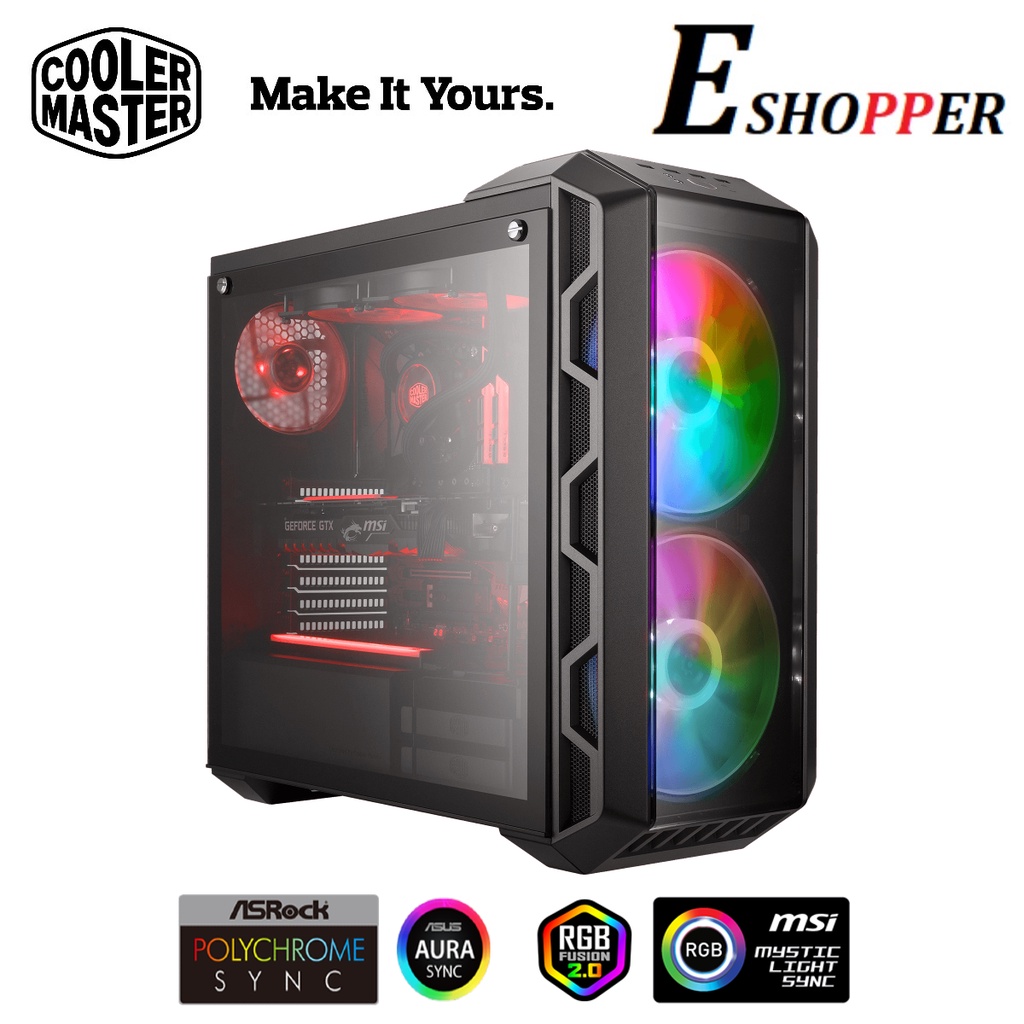 COOLER MASTER MASTERCASE H500 ARGB MID TOWER CHASSIS | Shopee Malaysia