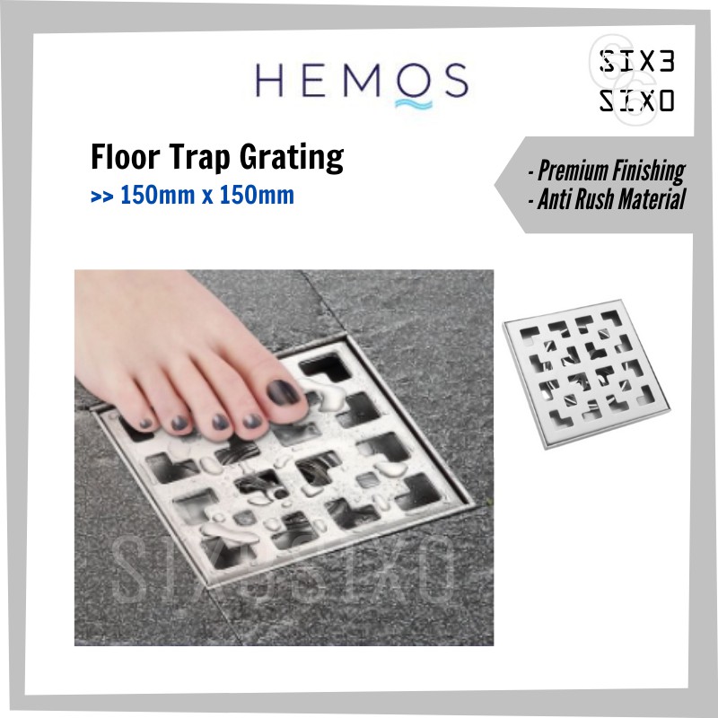 Hemos Floor Trap Grating SUS 304 Stainless Steel [HM110] | Shopee Malaysia