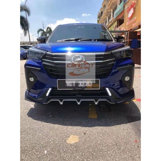 Perodua Ativa Gear up GU look body kit skirting with spoiler material ...