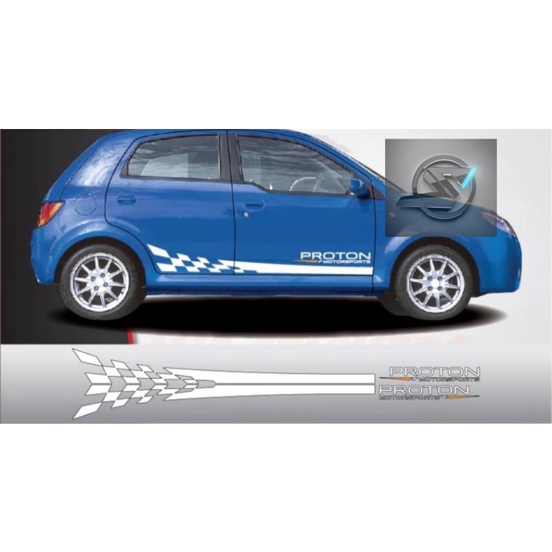 (Ready Stock) S800# Proton Car Body Sticker | Shopee Malaysia