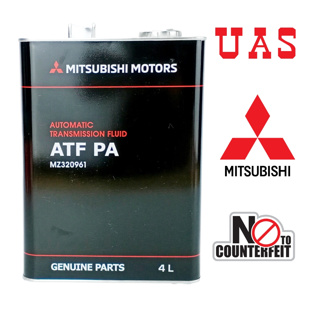 MITSUBISHI MOTORS ATF PA MZ320961 AUTOMATIC TRANSMISSION FLUID 4LITRE ...