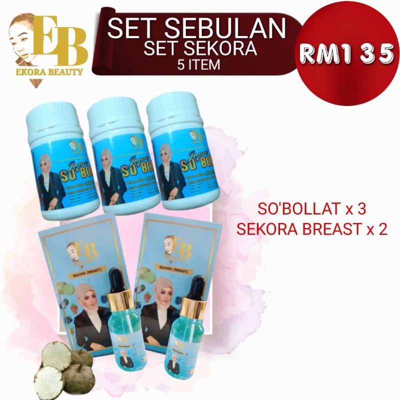 EKORA BEAUTY SET SEKORA (SET SEBULAN) | Shopee Malaysia