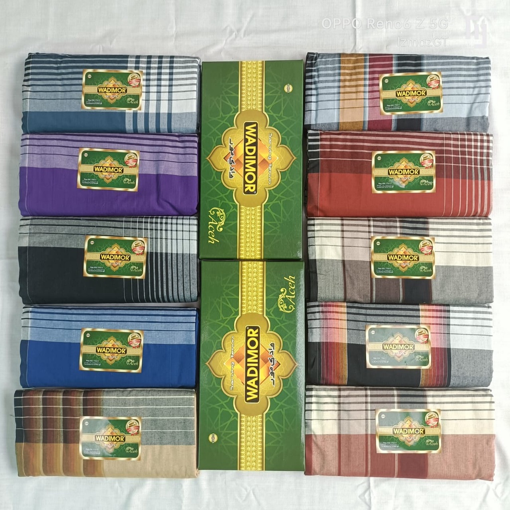 Kain Pelikat Sarung Tenun Wadimor Aceh (1 Helai - 1 Kotak) | Shopee ...
